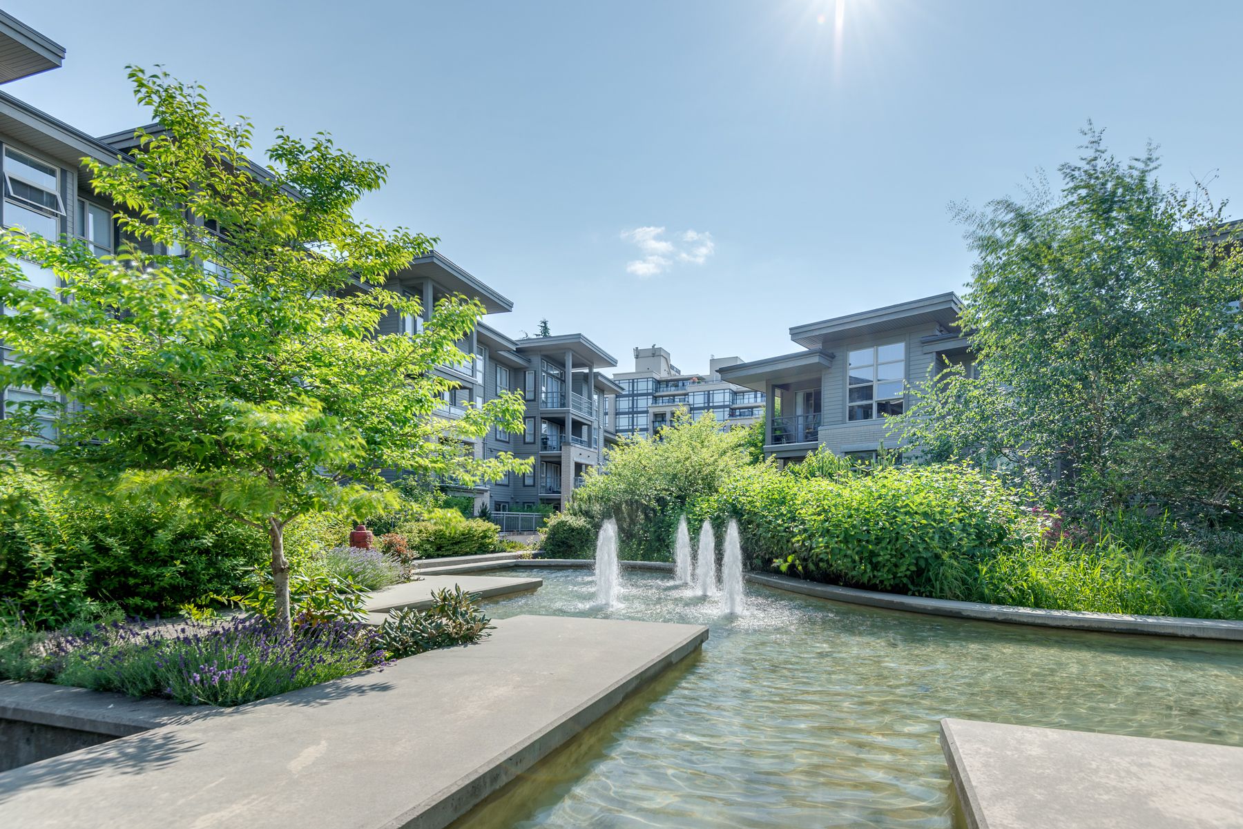 Condo & Townhouse Buildings at UniverCity at Simon Fraser University (SFU)